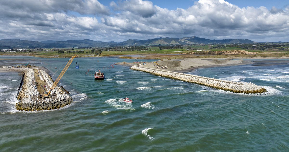 Coastguard | New Ōpōtiki harbour development allows faster Coastguard…
